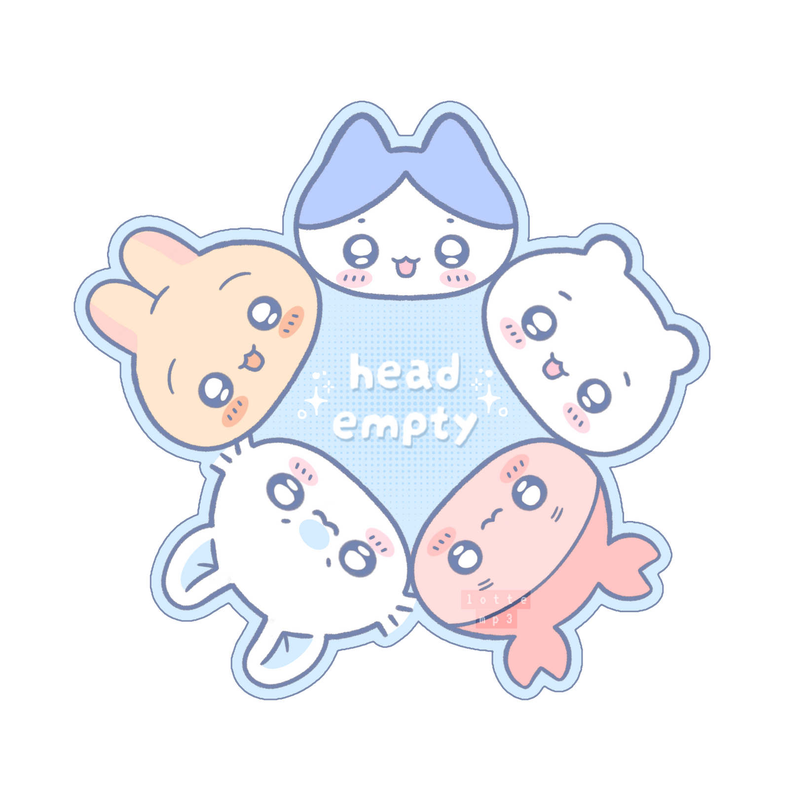 Chiikawa Vinyl Sticker – LOTTEMP3